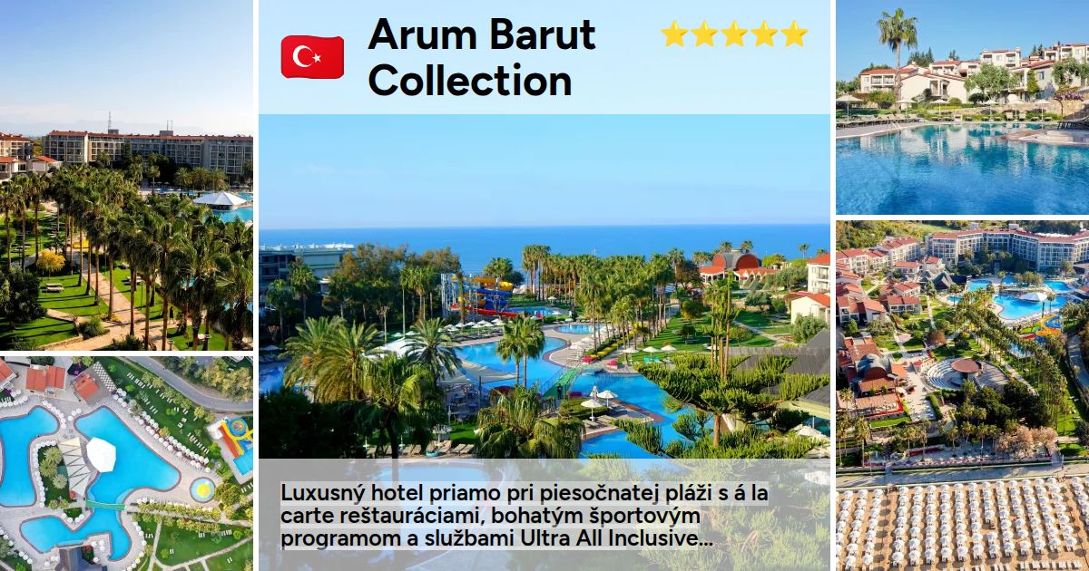 Arum Barut Collection (5* Hotel) - Kumkoy - Side - TR