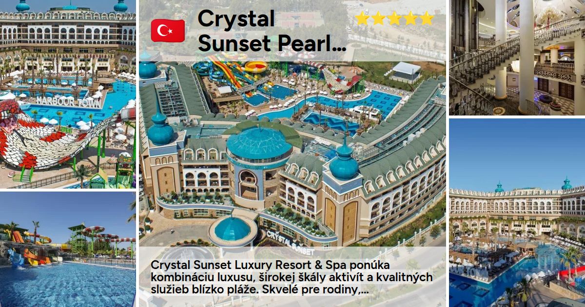 Crystal Sunset Pearl Collection (5* Hotel) - Kumkoy - Side - CK Orex Travel