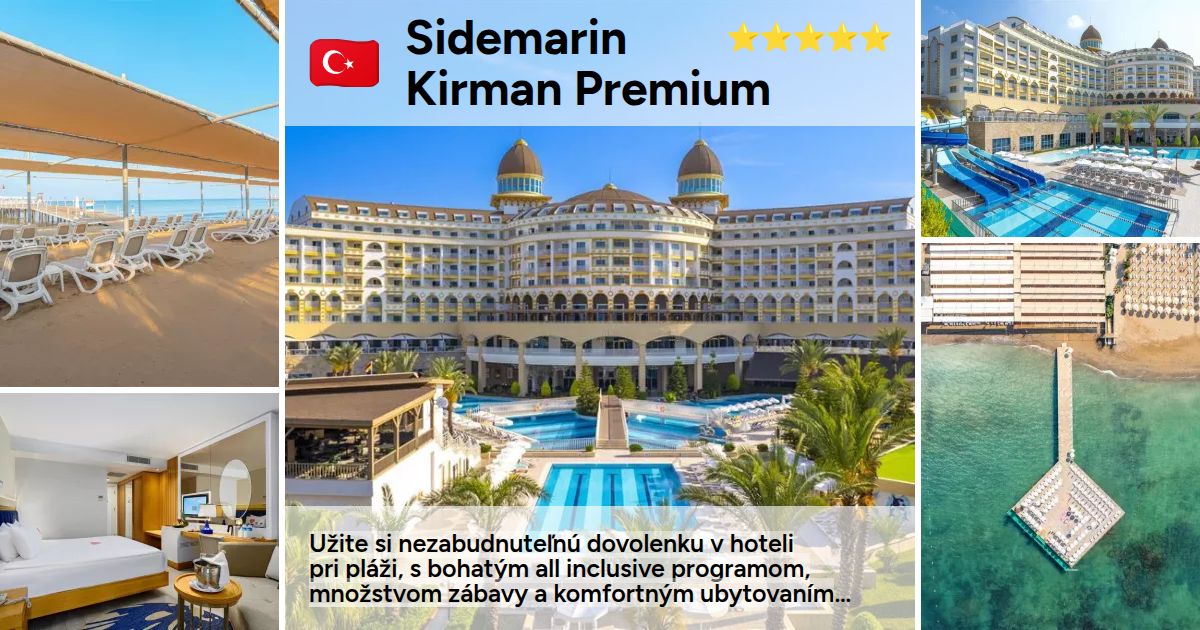 Sidemarin Kirman Premium (5* Hotel) - Kumkoy - Side - CK Hydrotour