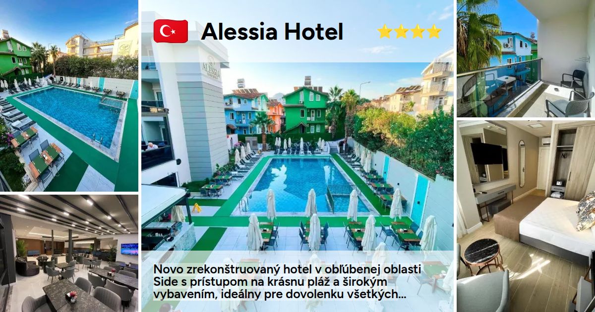 Alessia Hotel (4*) - Side - Turecko - CK Solvex