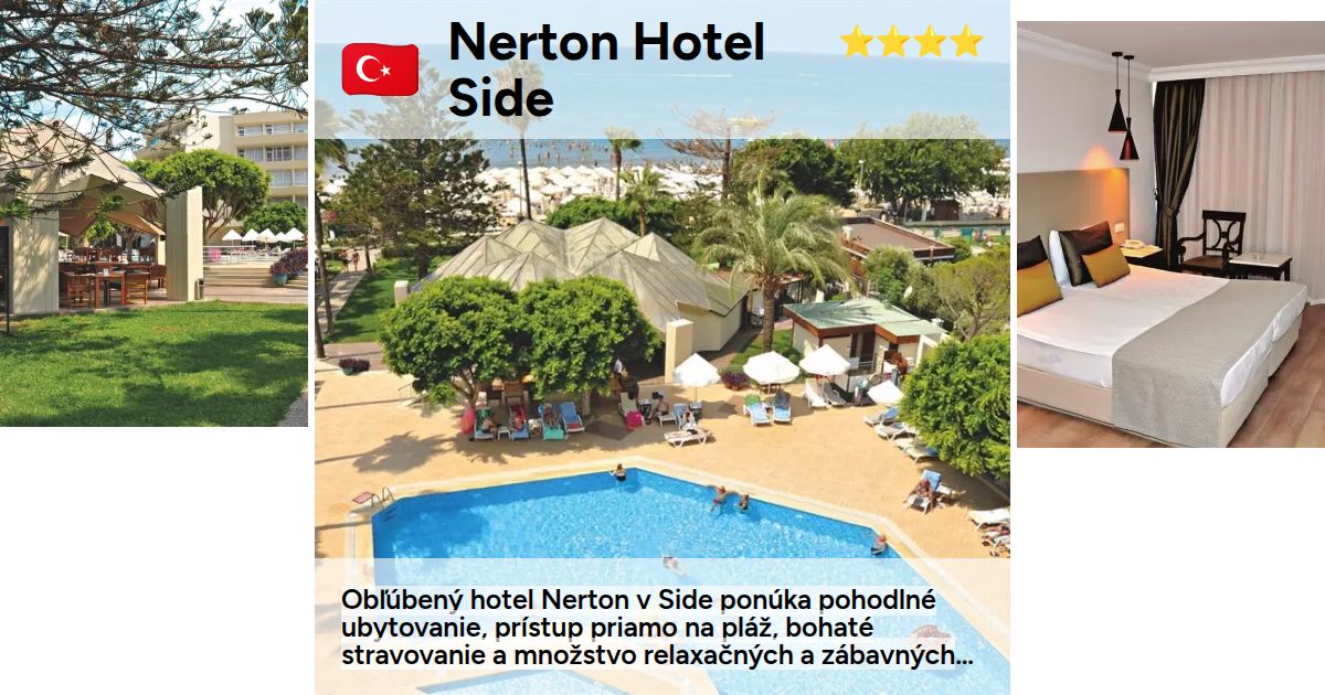 Nerton Hotel Side (4*) - Side - Turecko - TR